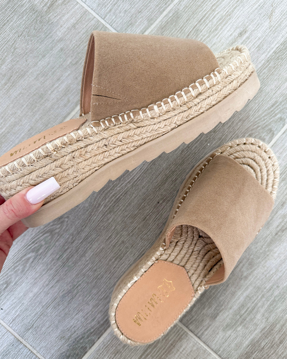 Eva Platform Sandals - Sandstone | Bar T Boutique LLC